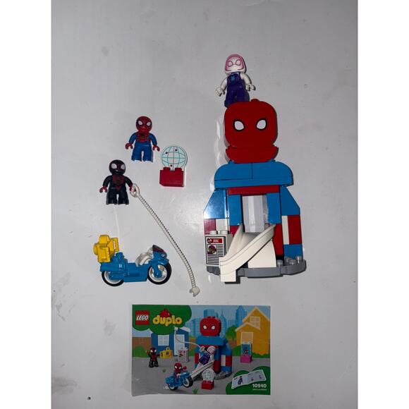 Lego | Toys | Lego Duplo Spiderman Headquarters 940 All Original Pieces ...